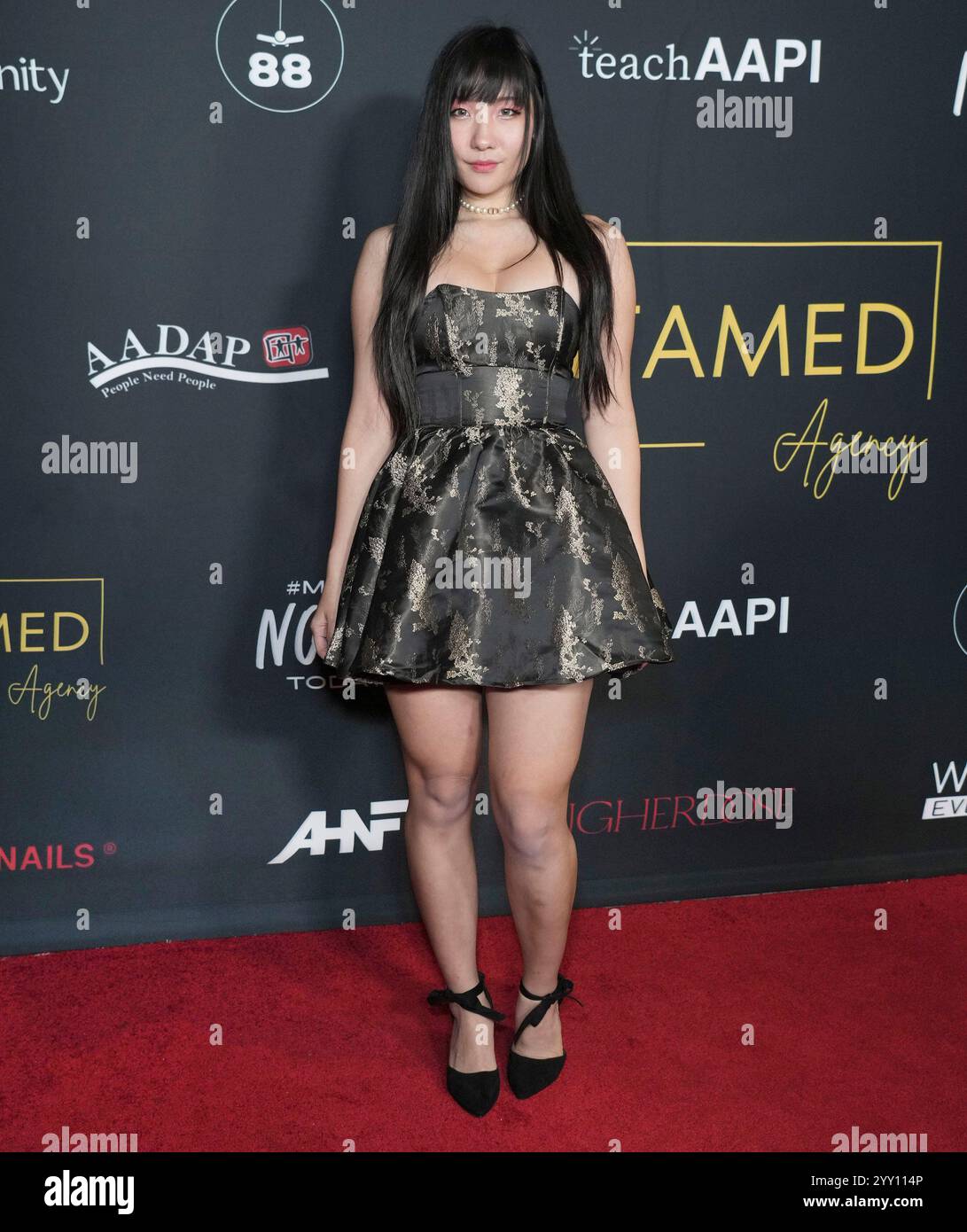 Los Angeles, USA. 17th Dec, 2024. Eunchae Jang arrives at the 2024 UNTAMED Agency AAPI Holiday ...