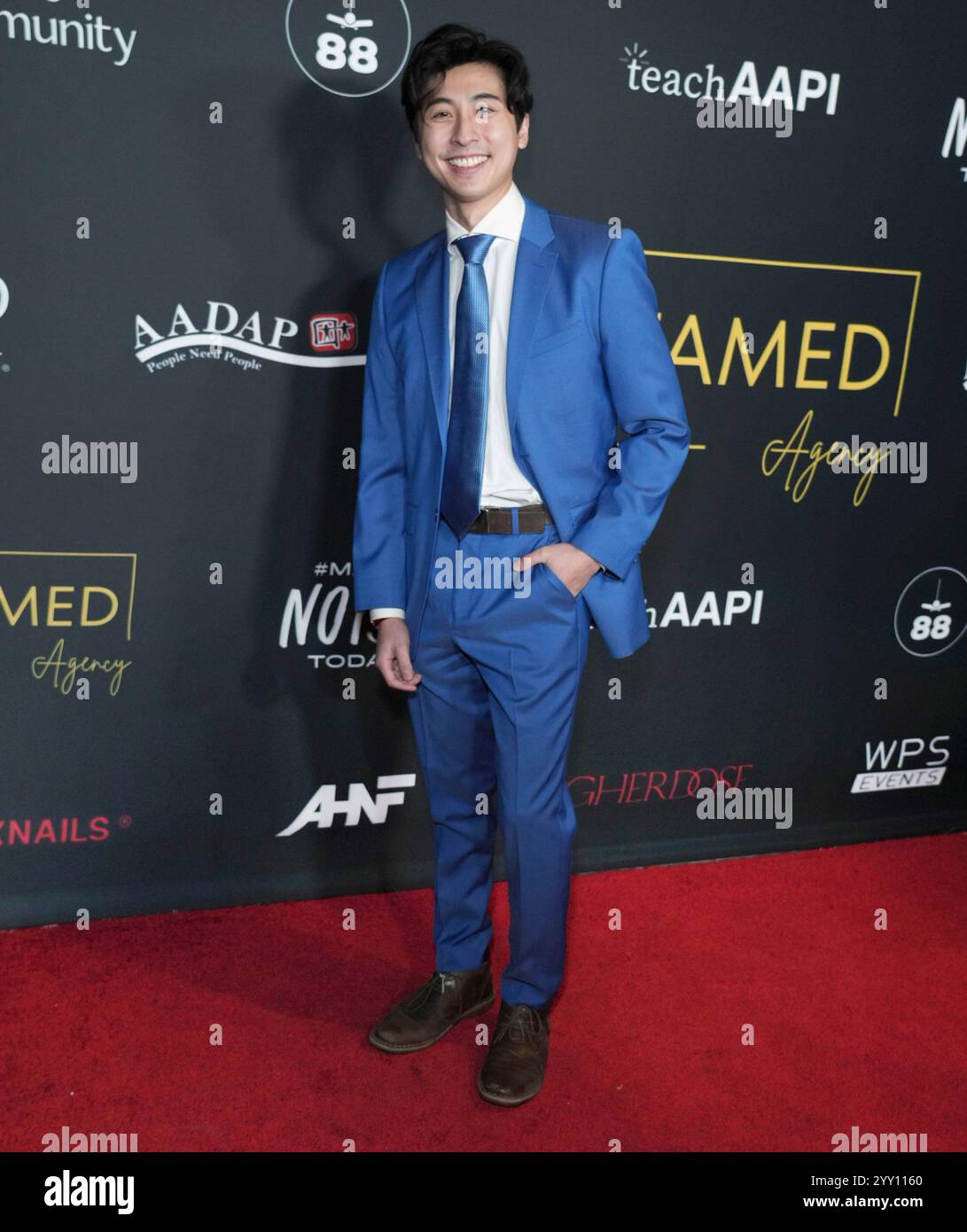 Los Angeles, USA. 17th Dec, 2024. Nathan Ing arrives at the 2024 ...