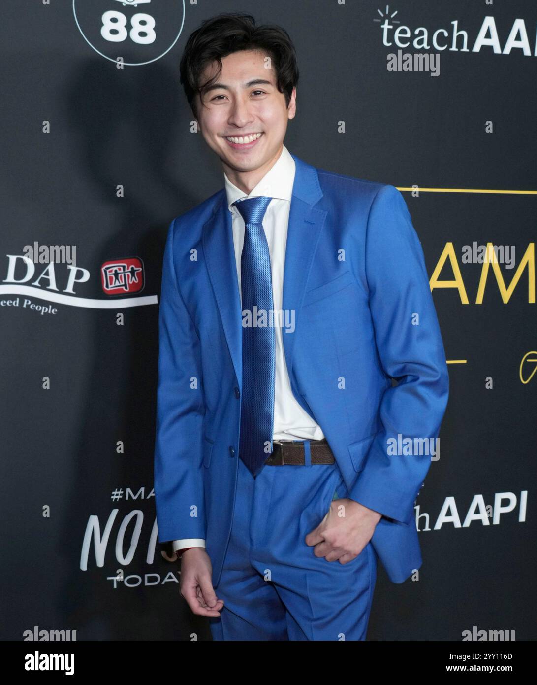 Los Angeles, USA. 17th Dec, 2024. Nathan Ing arrives at the 2024 ...