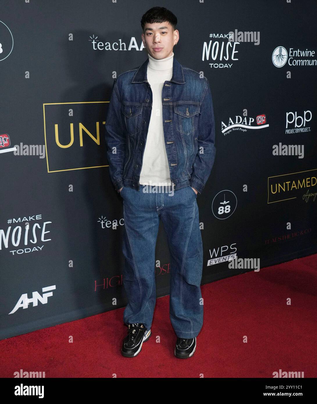 Landyn Lu arrives at the 2024 UNTAMED Agency AAPI Holiday Charity Gala ...