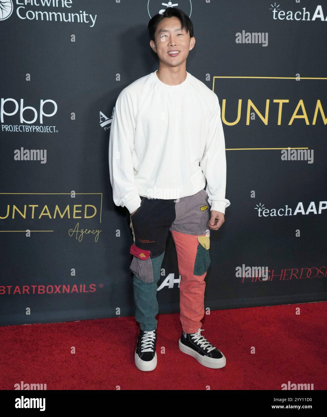 Gene Park arrives at the 2024 UNTAMED Agency AAPI Holiday Charity Gala ...