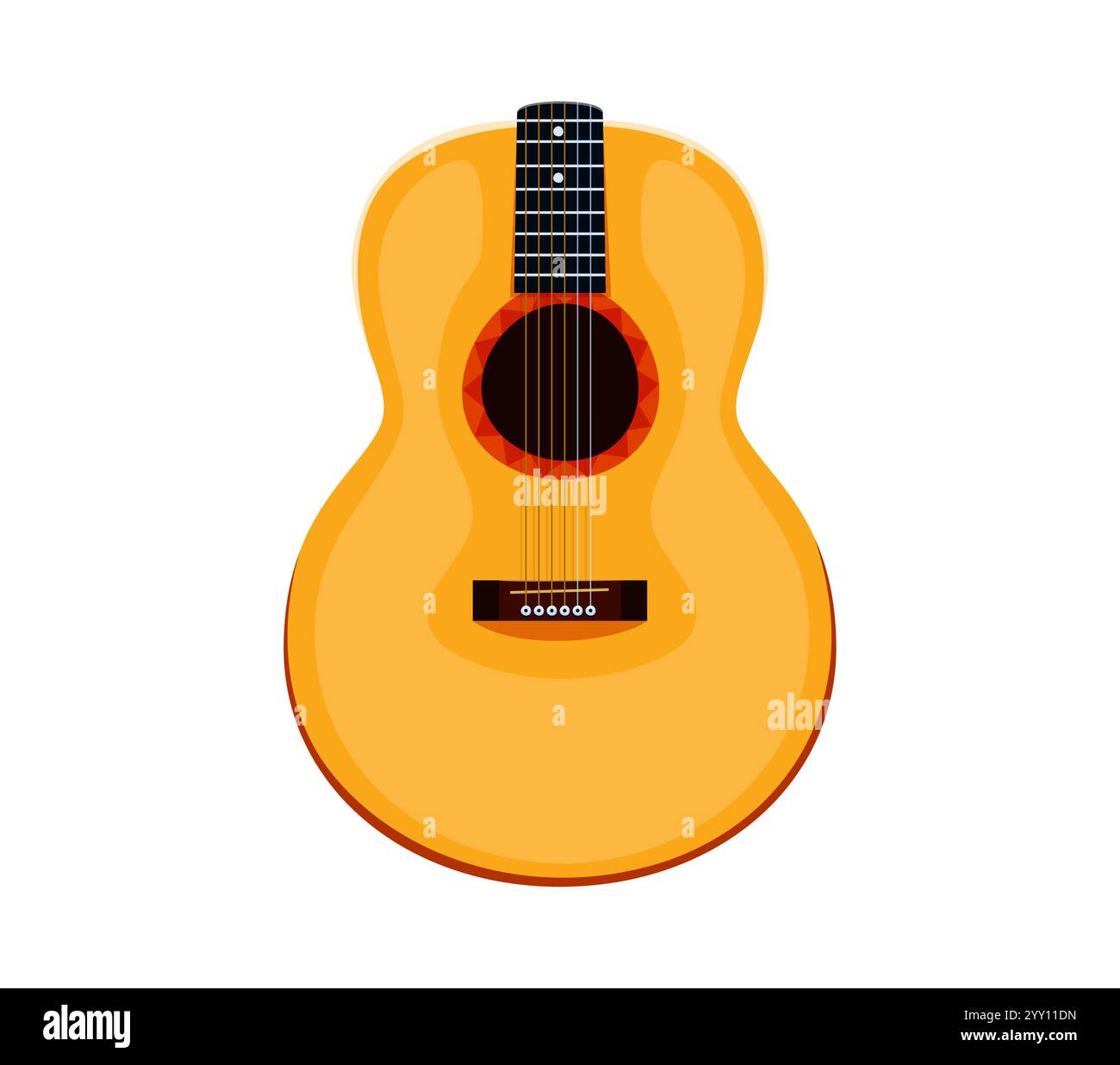 Acoustic guitar musical instrument font 8 digit symbol. Musician ...