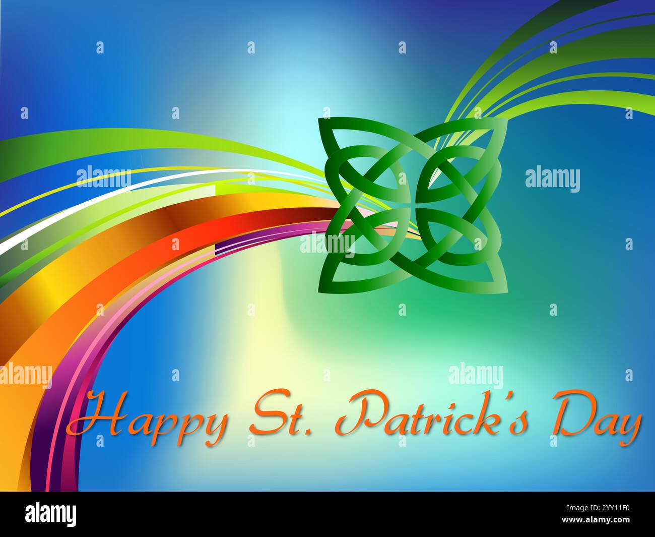 Blue irish sky Stock Vector Images - Alamy
