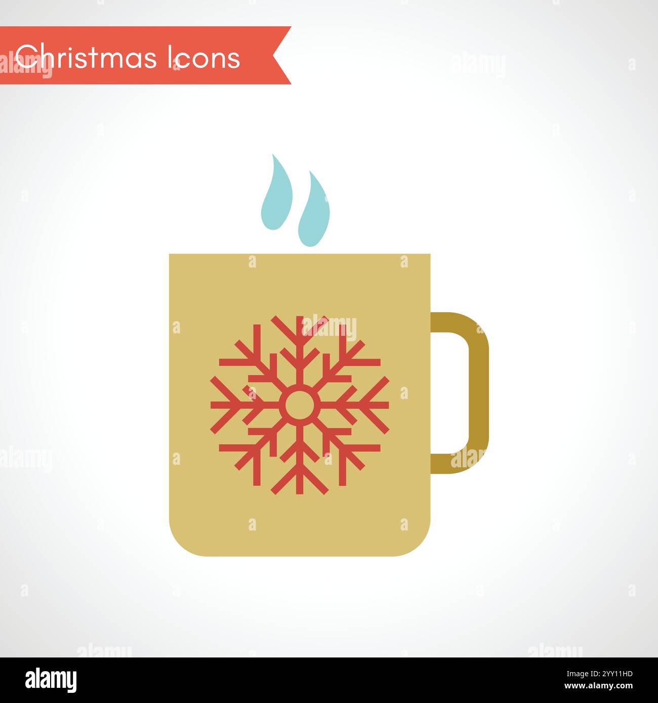 Christmas breakfast mug beverage Stock Vector Images - Alamy