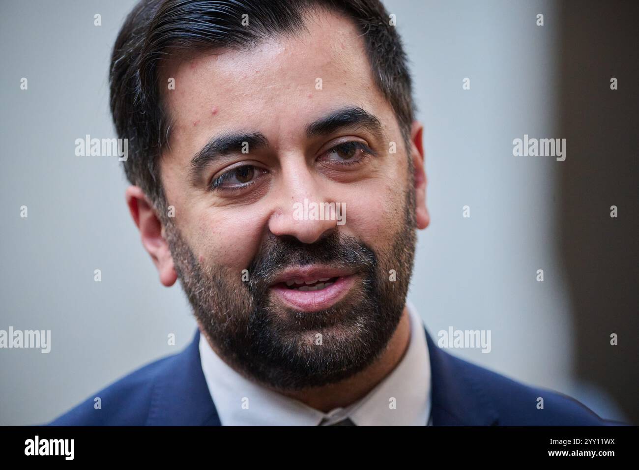 Edinburgh Scotland, UK 18 December 2024. Humza Yousaf MSP at the ...