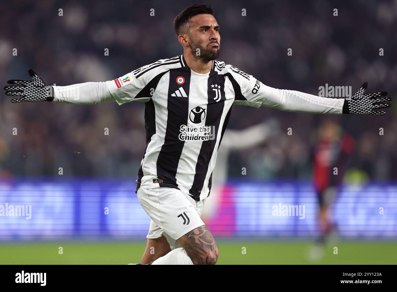 Nico Gonzalez of Juventus Fc celebrates after scoring a goal during the ...