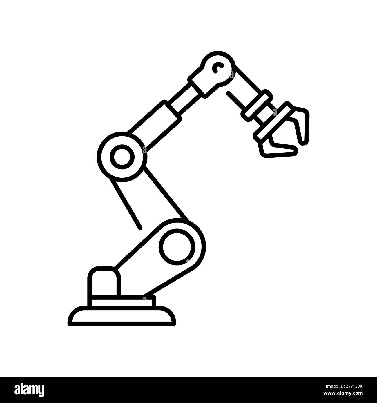 Manipulator Black Line Icon Vector Isolated Element Editable Stroke Stock Vector Image And Art