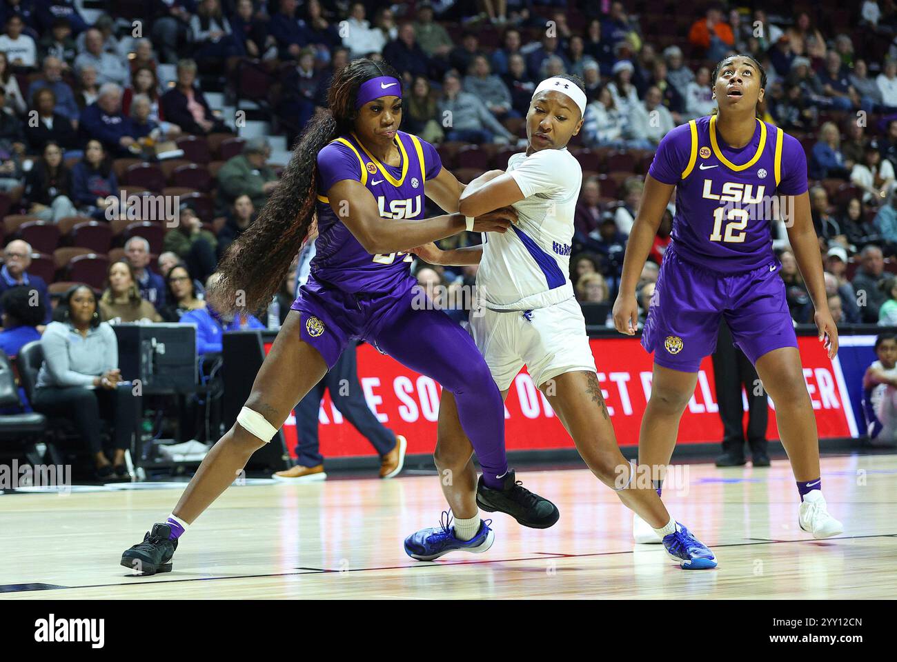 UNCASVILLE, CT - DECEMBER 17: LSU Lady Tigers guard Aneesah Morrow (24 ...