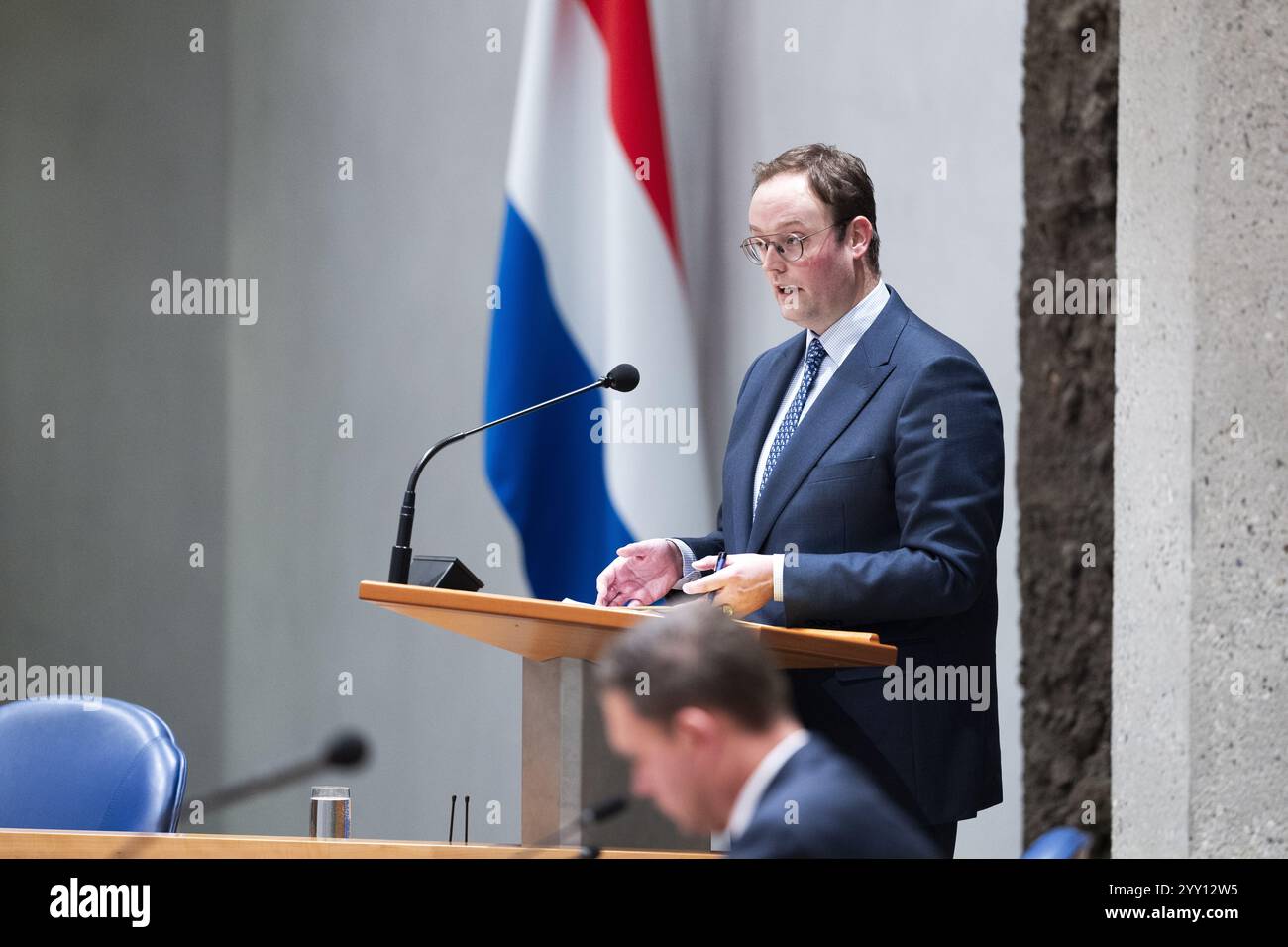 DEN HAAG - MP Elmar Vlottes (PVV) during a debate on the Autumn ...