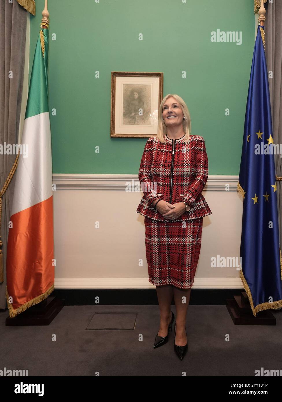Independent TD Verona Murphy in her office at Leinster House, Dublin, after she was elected as ...