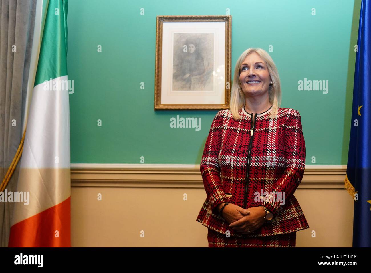 Independent TD Verona Murphy in her office at Leinster House, Dublin, after she was elected as ...