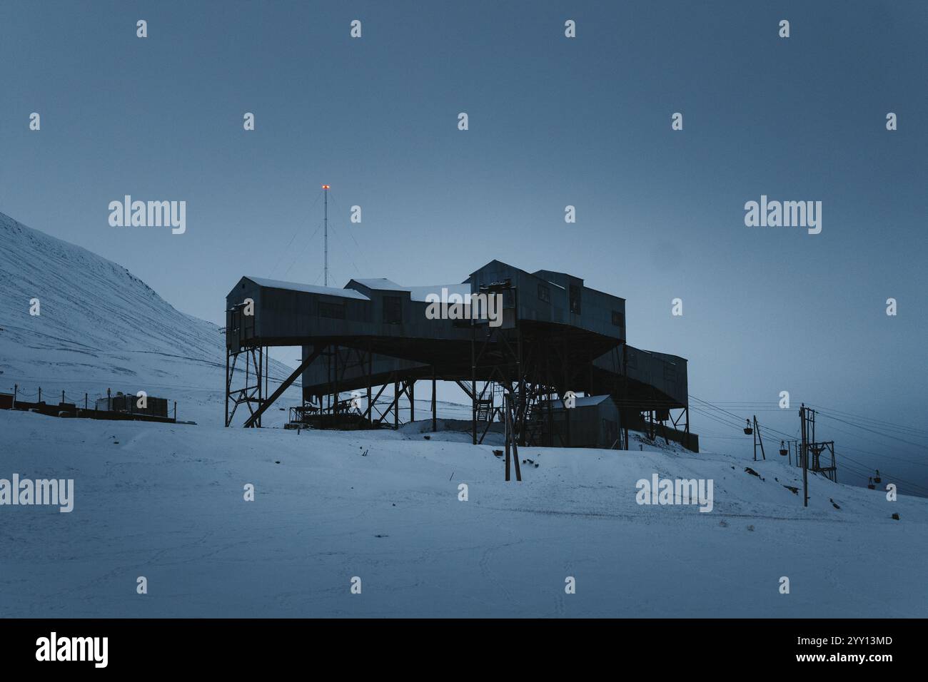 Old coal mine in Longyearbyen, Svalbard Stock Photo - Alamy