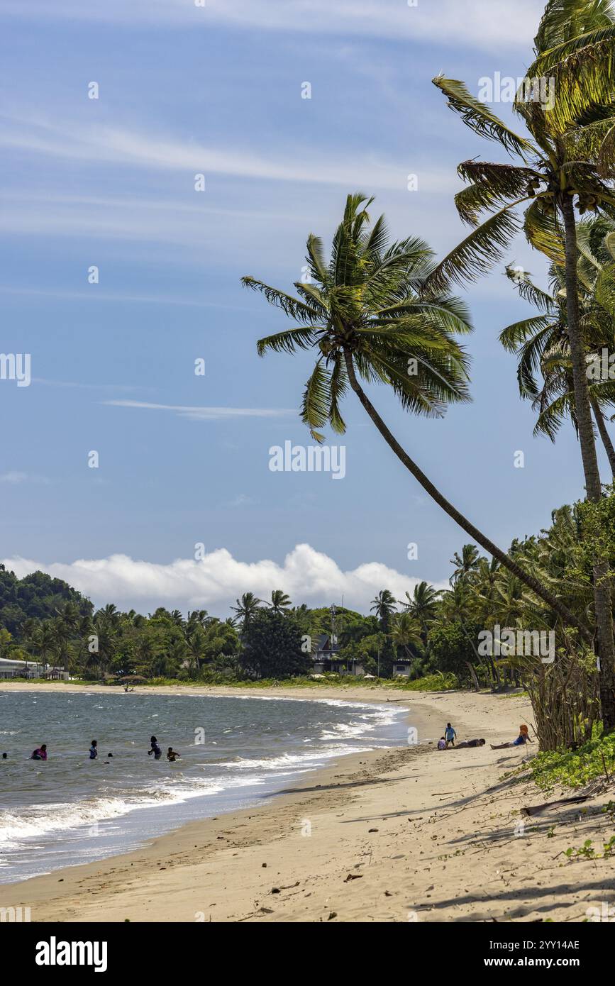 Palm Beach, Pacific Harbour Village, Rovodrau Bay, Viti Levu Island ...