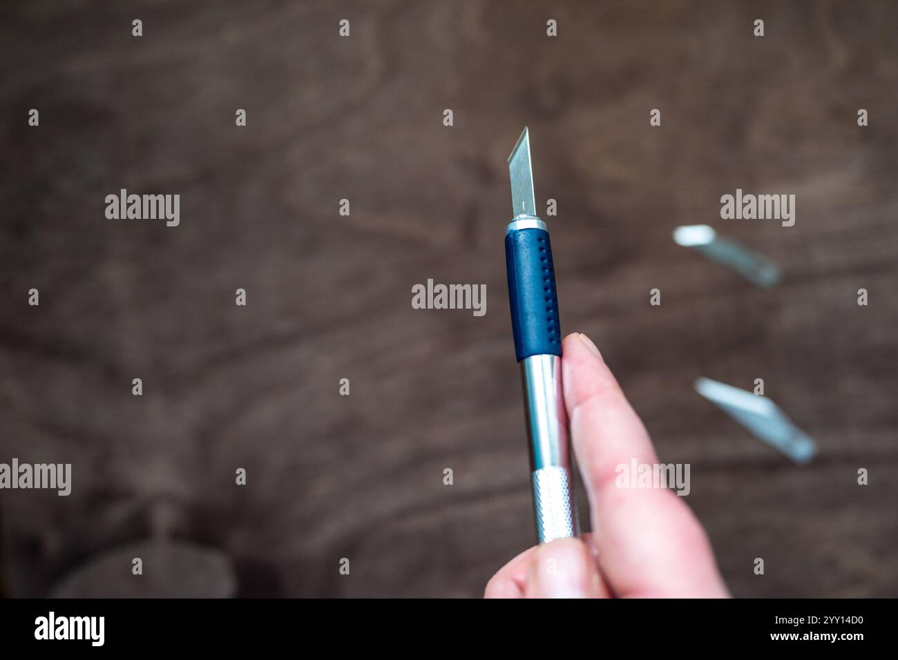 utility knife (also known as precision or exacto knife) with ...