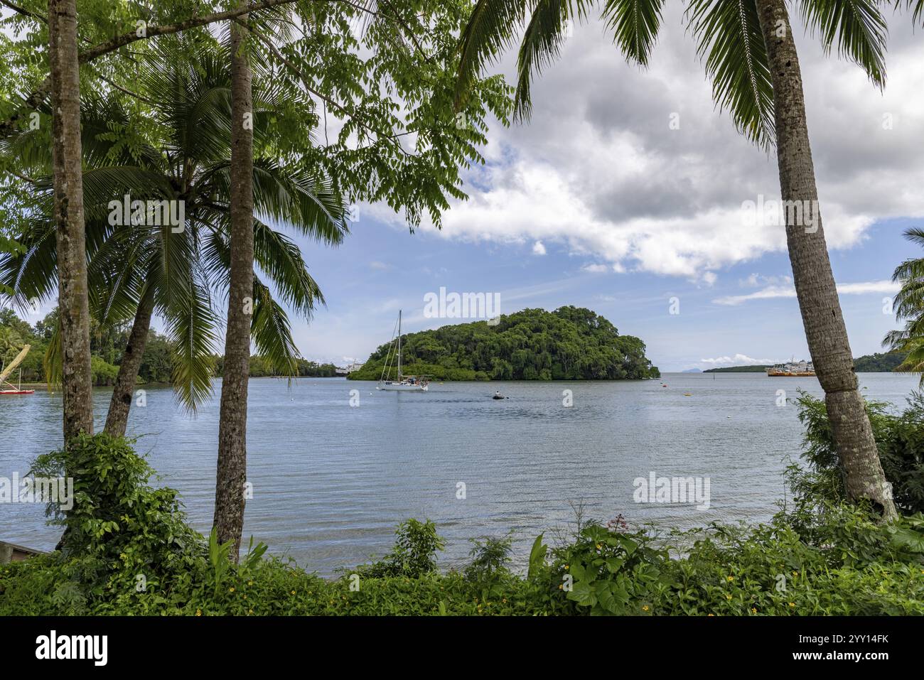 Small island, Snake Island, Lami Bay, Suva, Viti Levu Island, Fiji ...