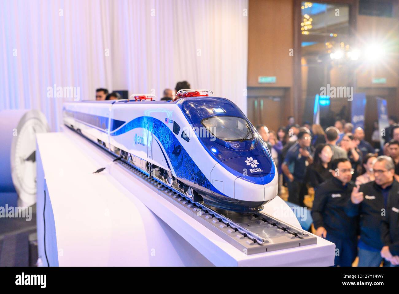 Putrajaya, Malaysia. 18th Dec, 2024. A model of an electric multiple ...