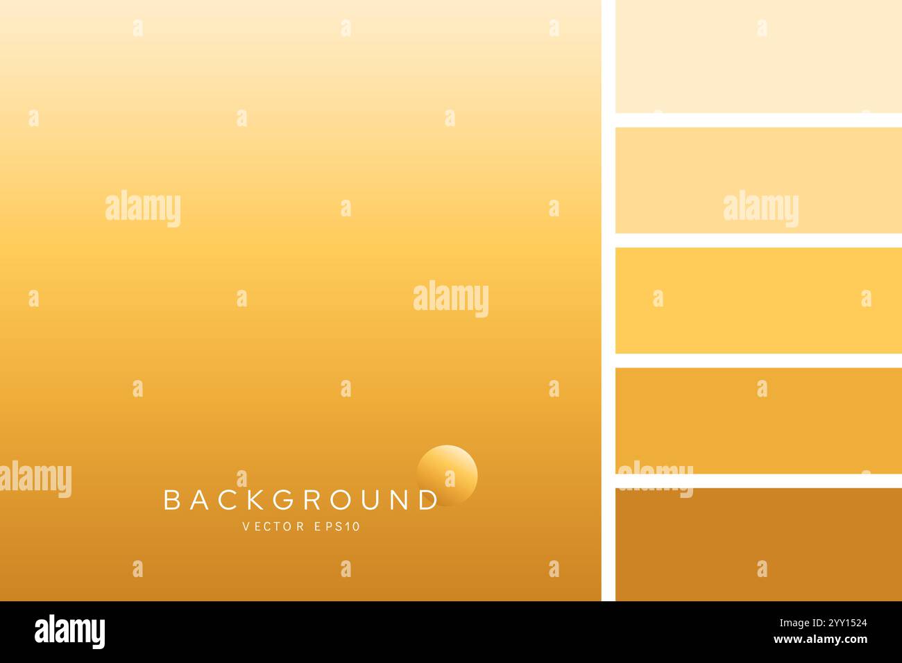Golden color palette Stock Vector Images - Alamy