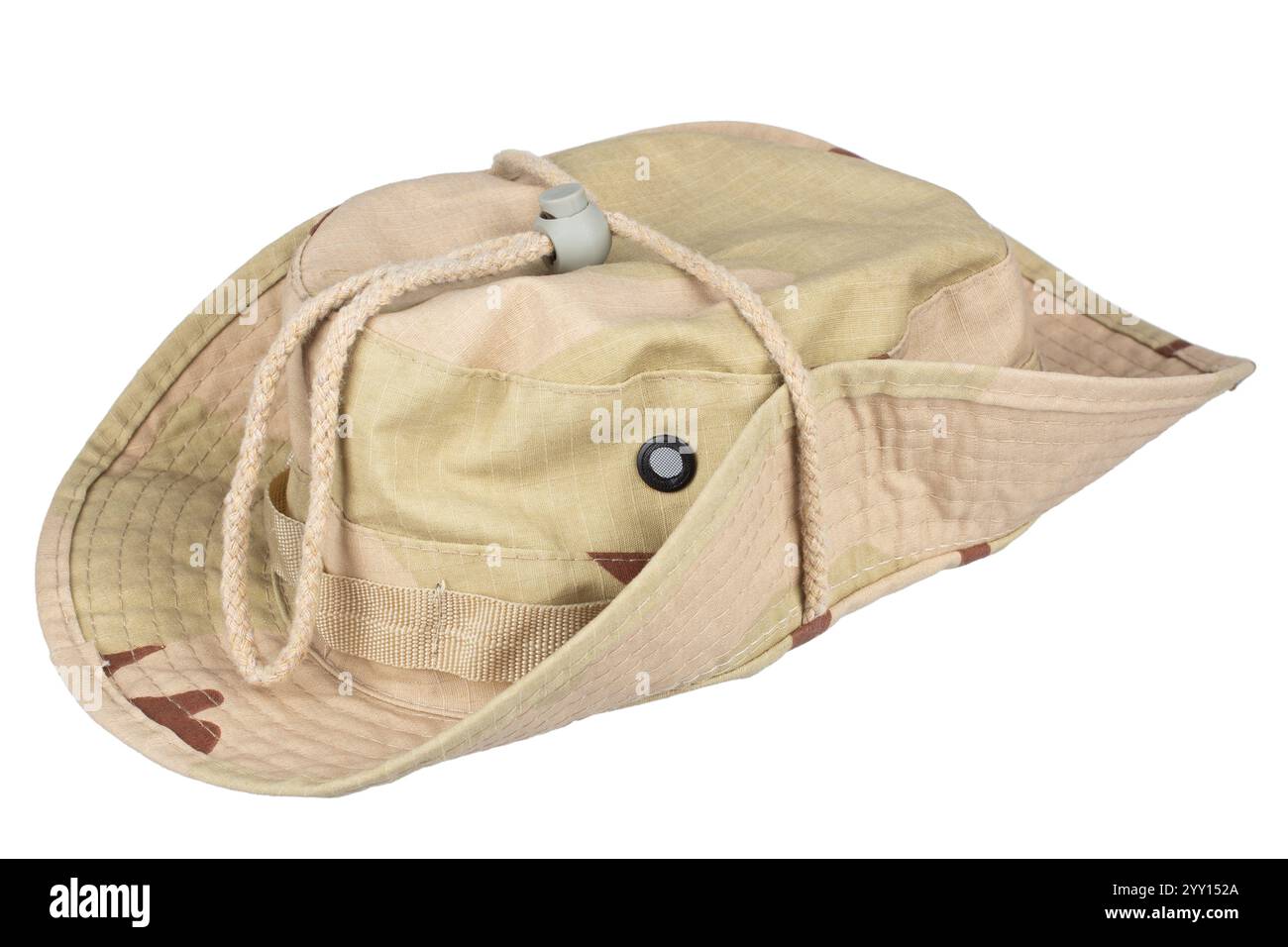 desert camo US ARMY boonie hat isolated on white background Stock Photo ...