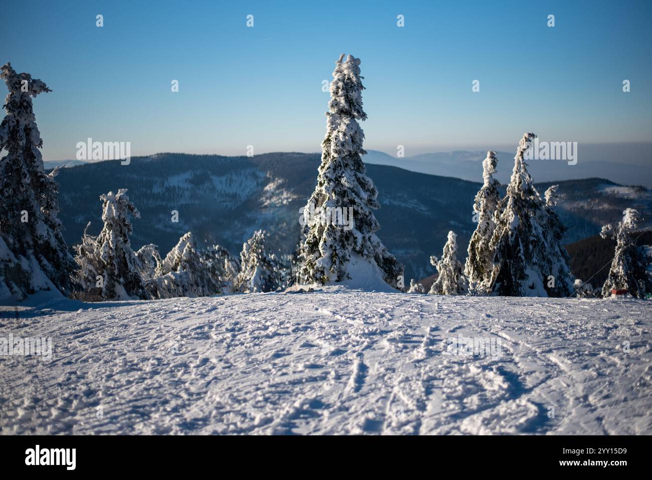 Pilsko Ski Resort, located on the border of Slovenia and Poland ...