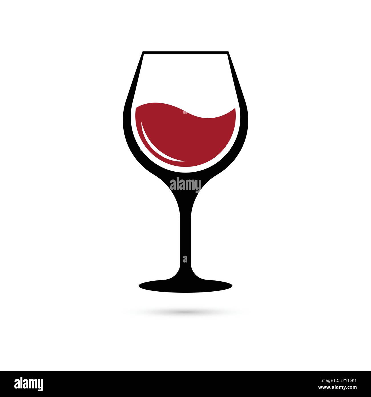 Wine Glass Icon symbol vector Stock Vector Image & Art - Alamy