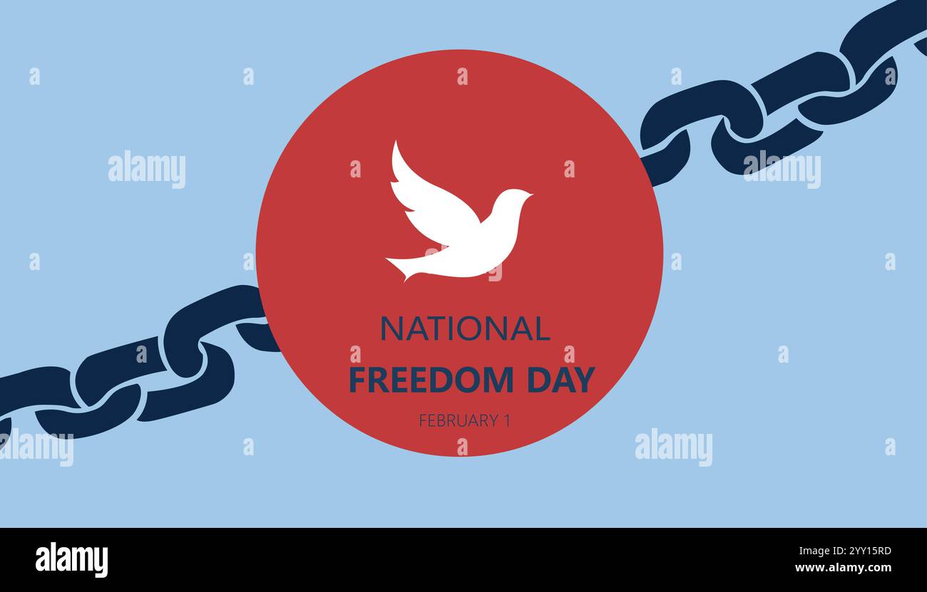 The design for National Freedom Day Celebration Stock Vector Image ...