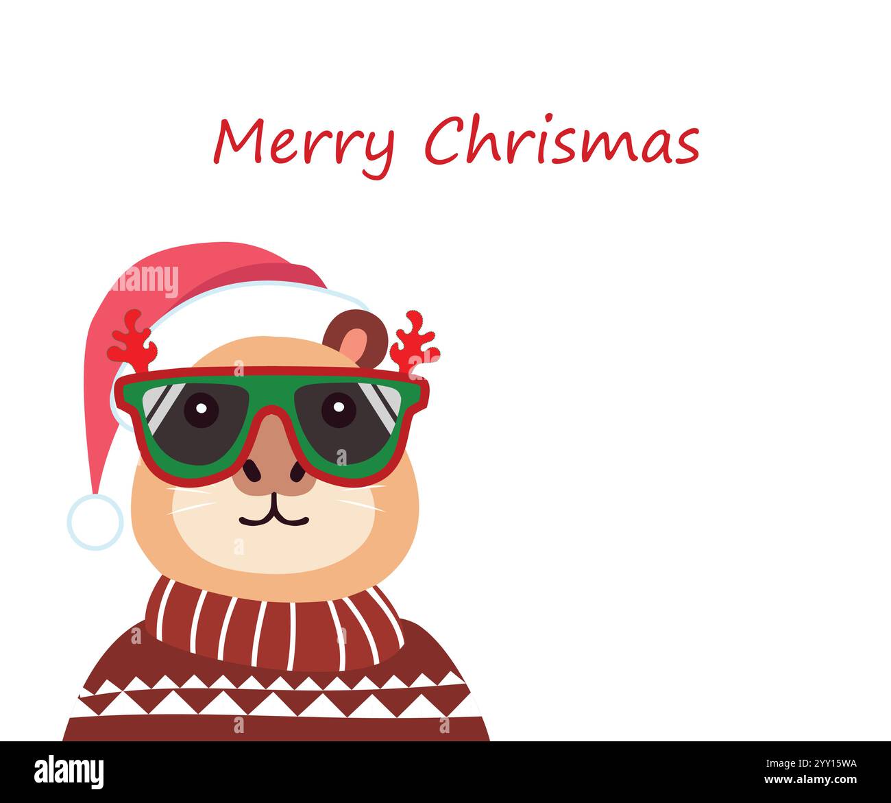Cartoon santa hat Stock Vector Images - Alamy