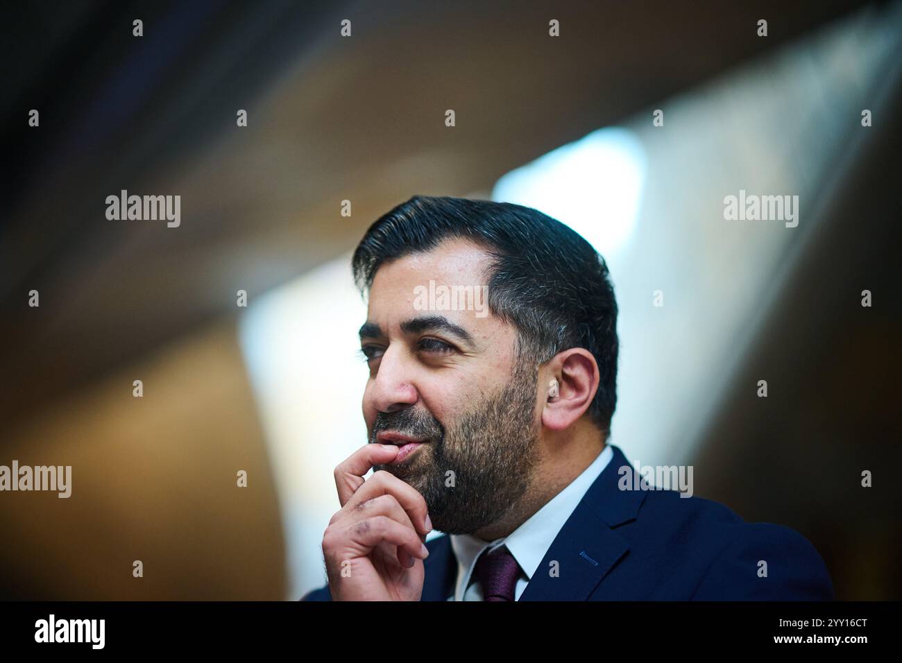 Edinburgh Scotland, UK 18 December 2024. Humza Yousaf MSP at the ...
