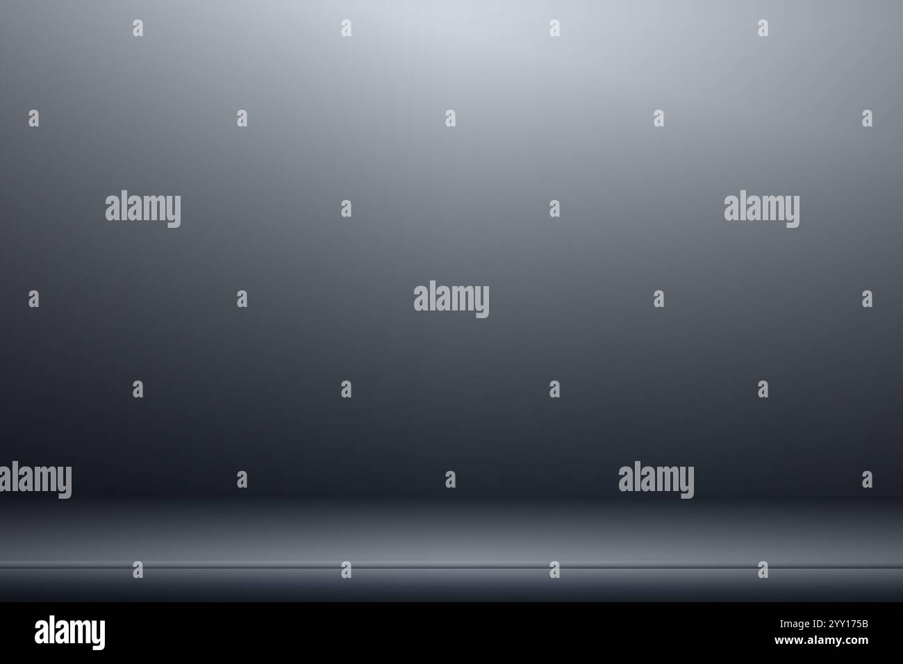 Dark gray color gradient room background with floor for product ...