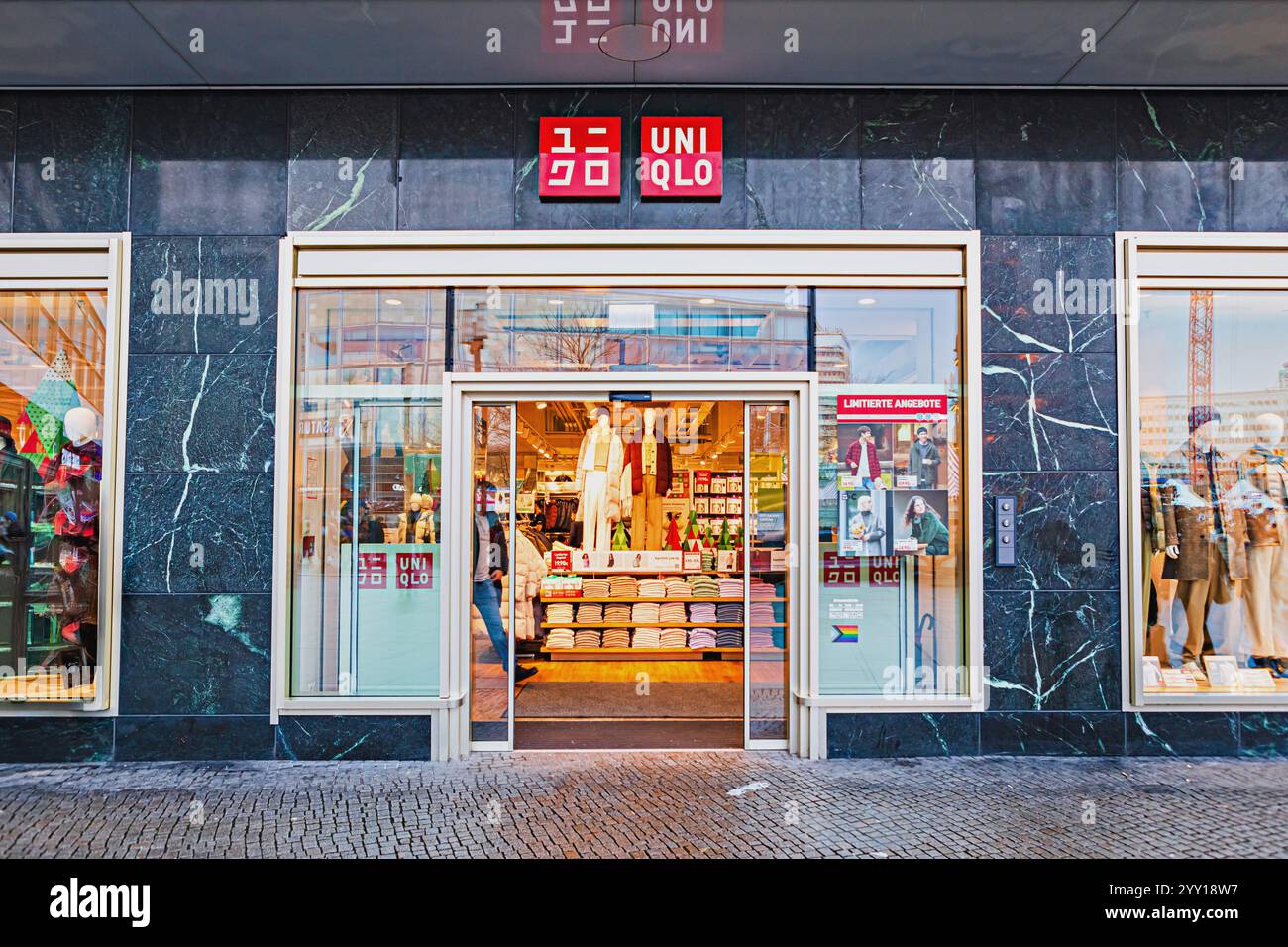 BERLIN, GERMANY - CIRCA DECEMBER, 2024: Uniqlo store in Berlin, Germany ...