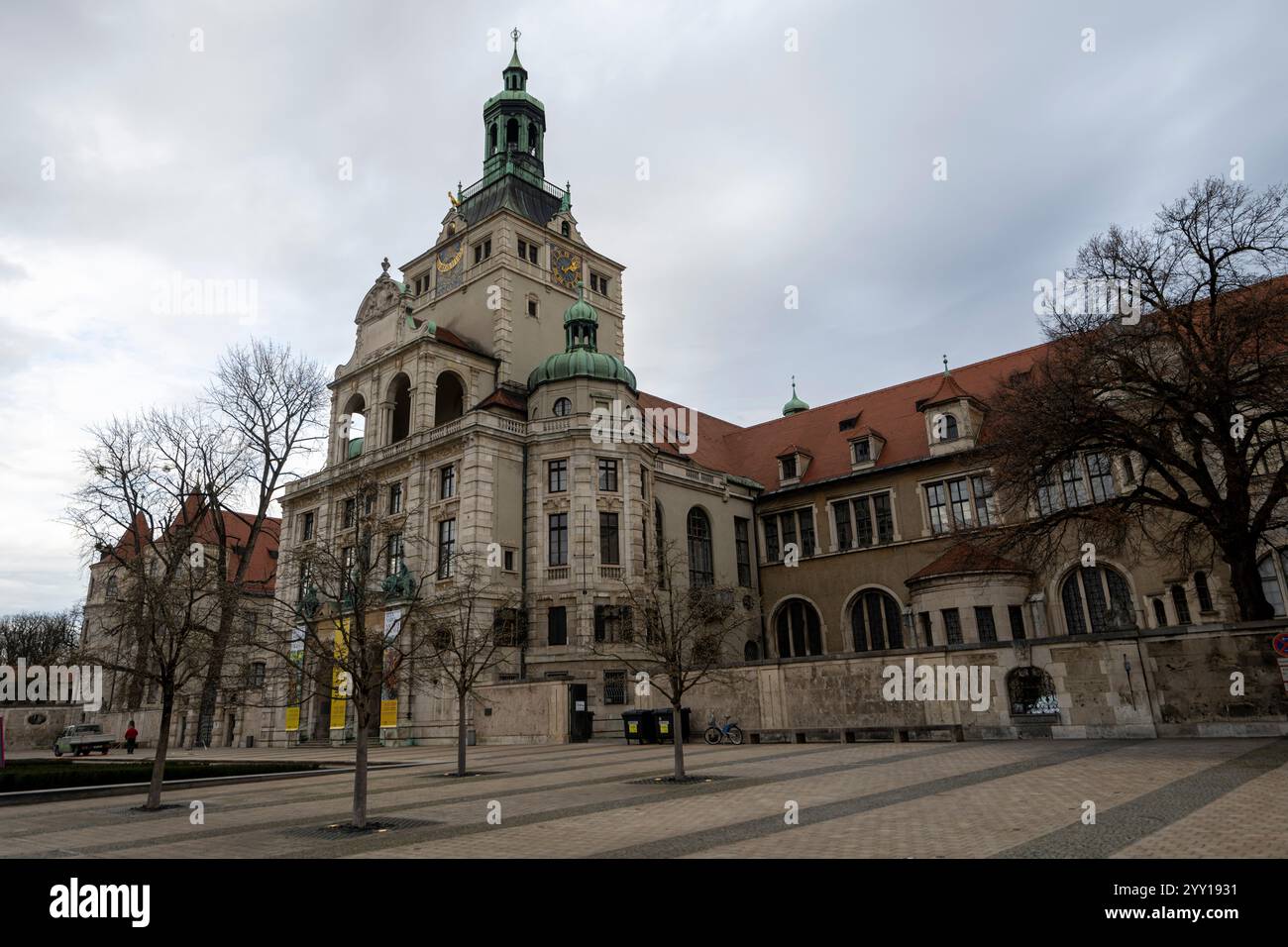 Munich, Germany. 18th Dec, 2024. The building complex of the Bavarian National Museum in the ...