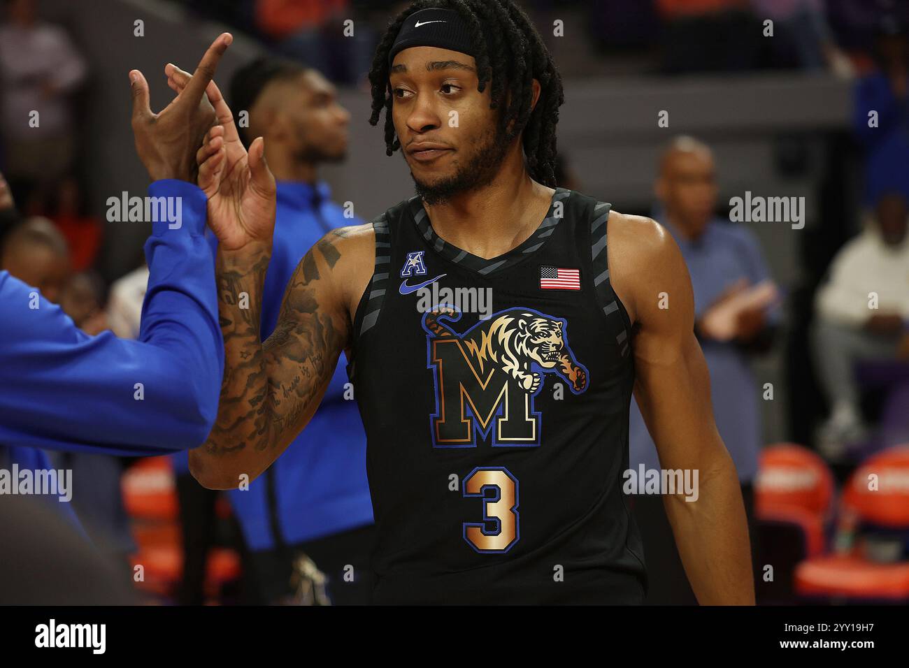 CLEMSON, SC - DECEMBER 14: Memphis Tigers guard Colby Rogers (3) during ...