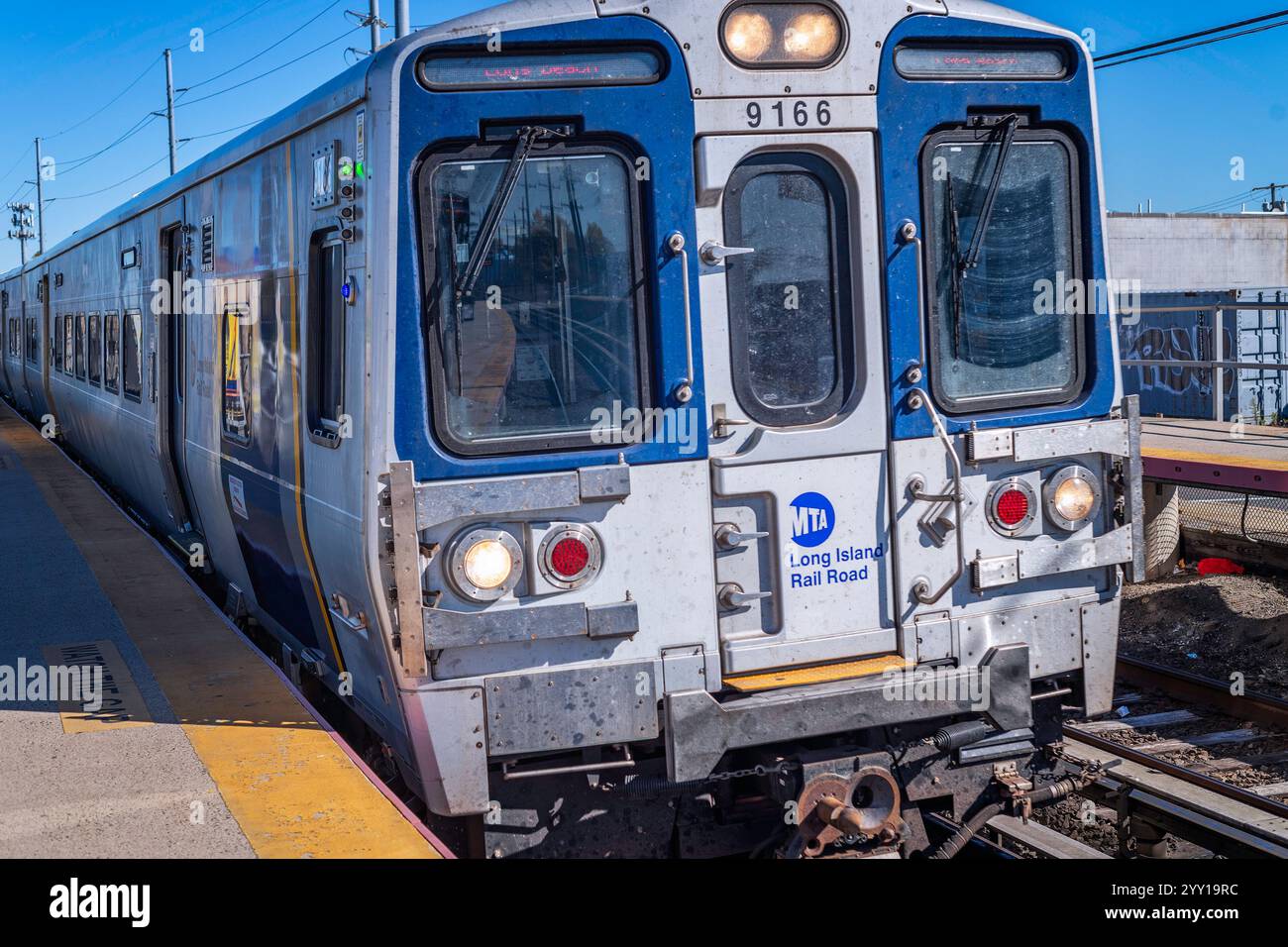 Island Park, New York, USA – October 25, 2024: A Long Island Railroad ...