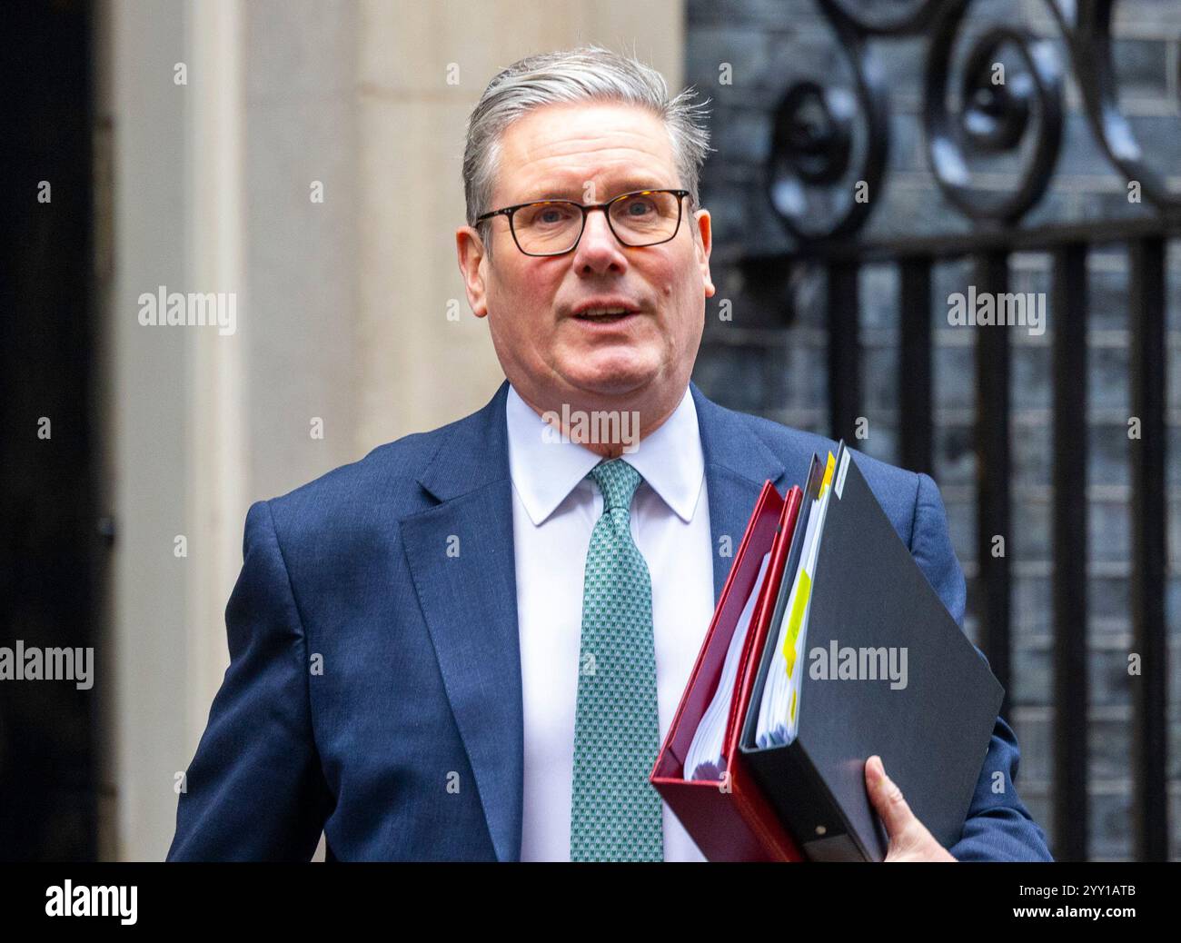 London, UK. 18th Dec, 2024. Prime Minister, Keir Starmer, leaves Number ...