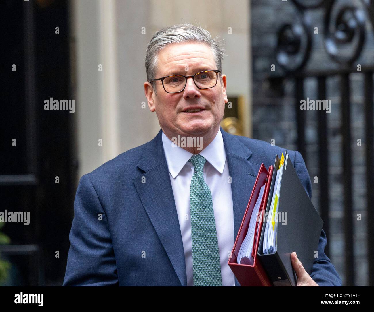 London, UK. 18th Dec, 2024. Prime Minister, Keir Starmer, leaves Number ...