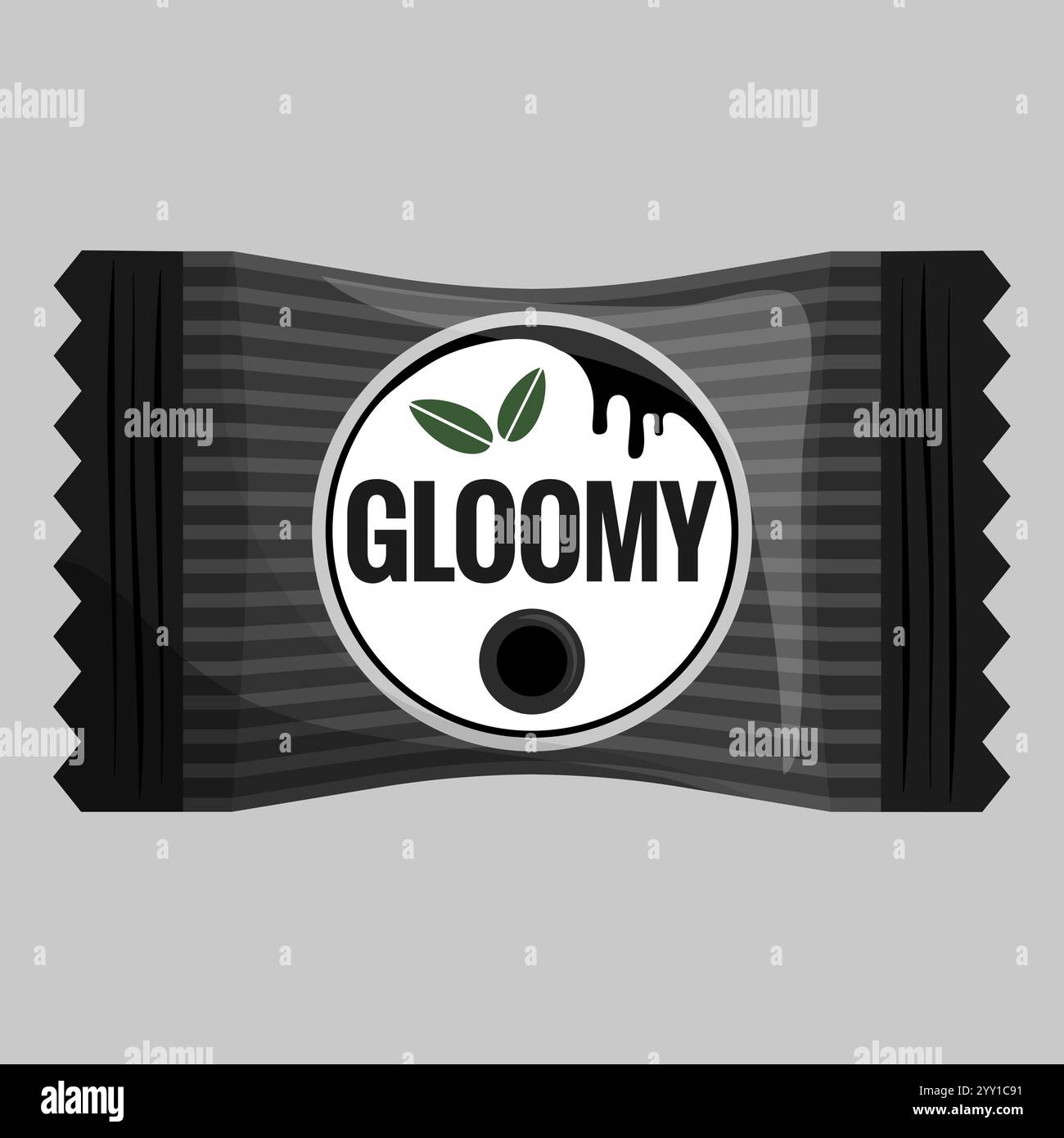 Wrapped licorice flavor candy as metaphor for gloominess: feelings ...