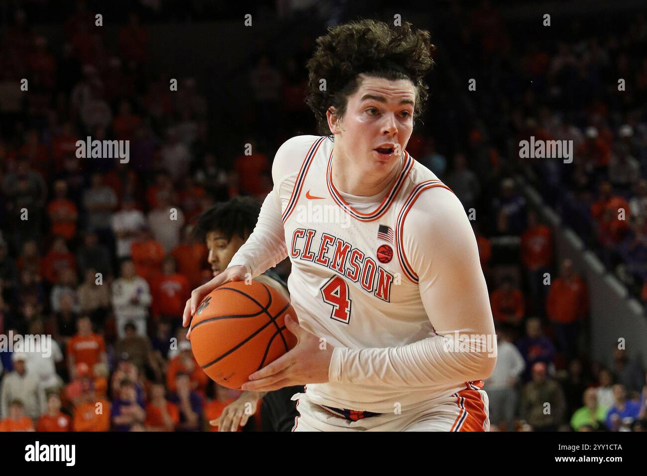 CLEMSON, SC - DECEMBER 14: Clemson Tigers forward Ian Schieffelin (4 ...