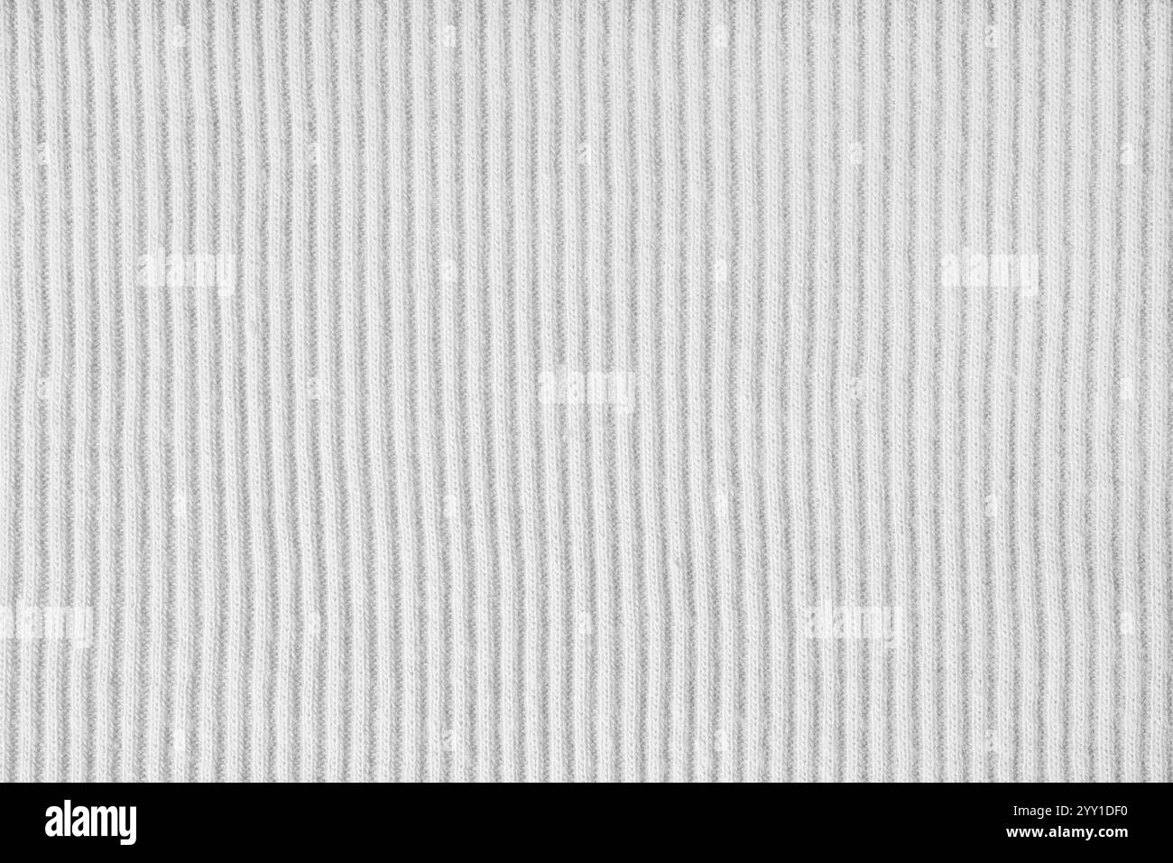 Jersey textile background , white striped ridge tricot fabric. Cotton ...