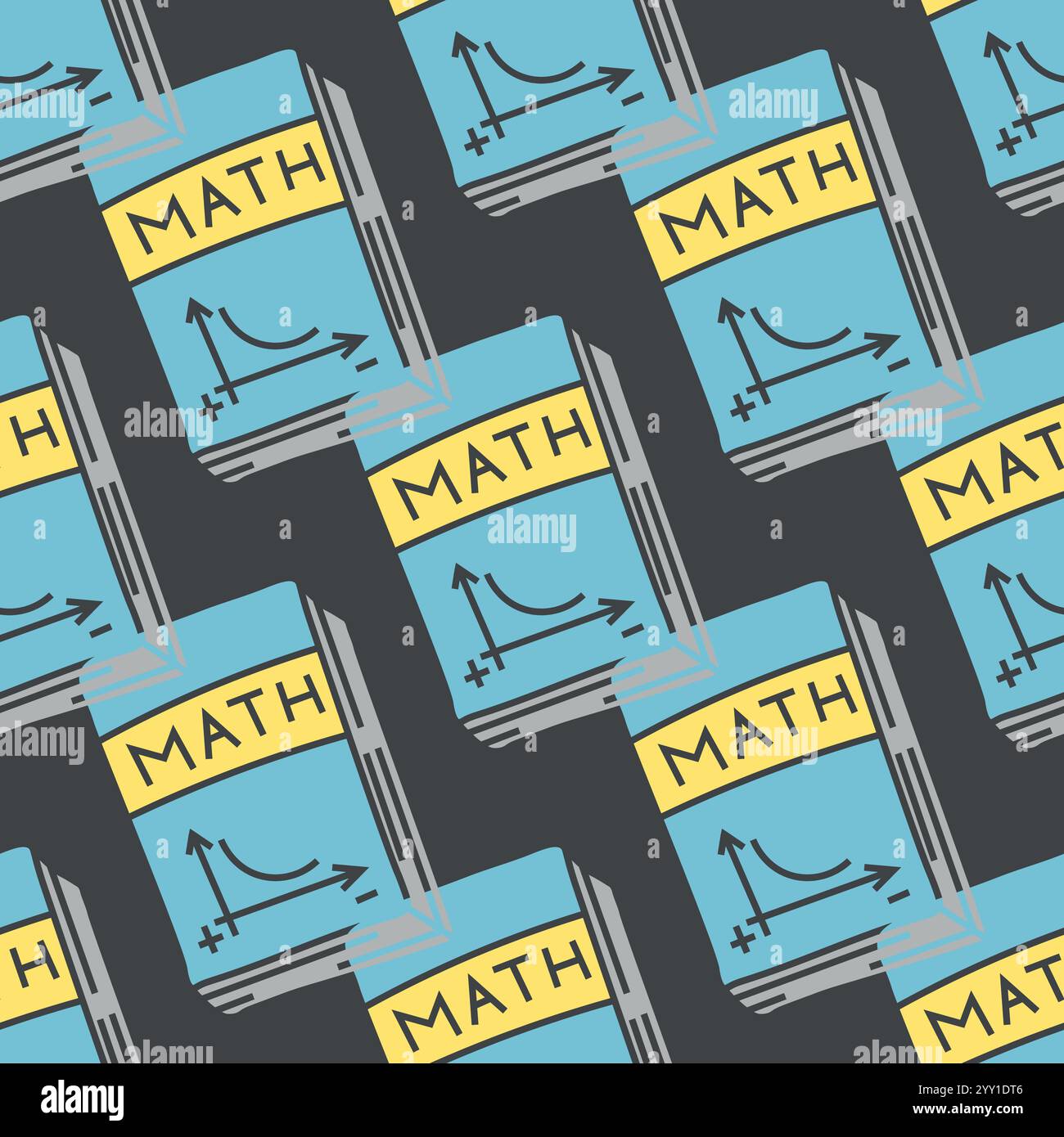 Seamless school pattern. Hand drawn doodle school background. Education ...