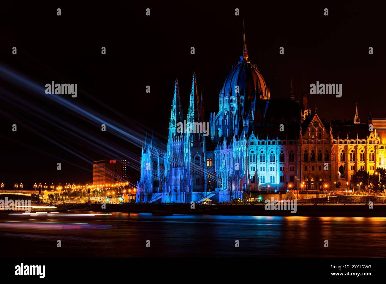Colorful video mapping show hi-res stock photography and images - Alamy