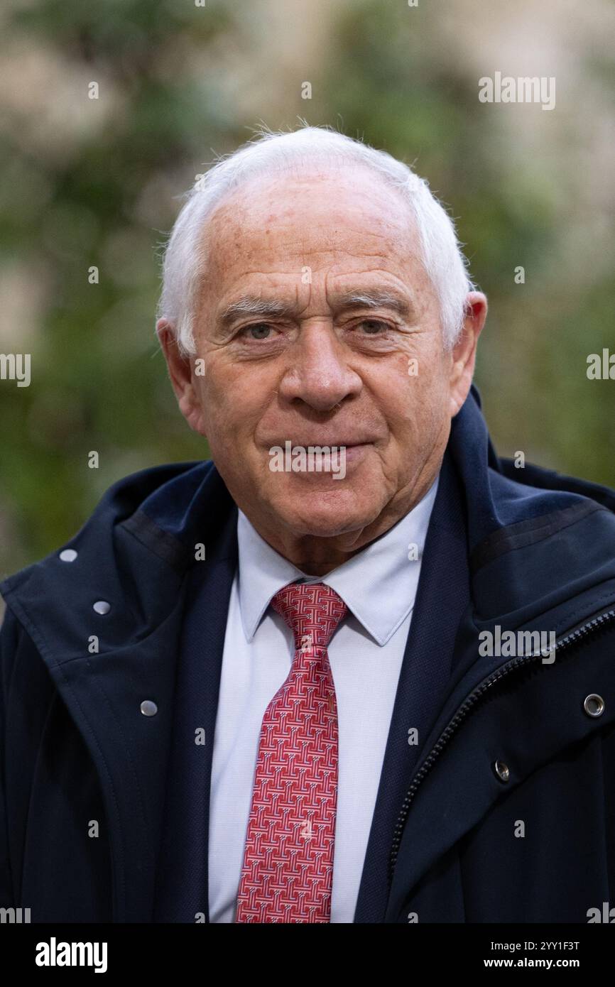 Paris, France. 18th Dec, 2024. French senator and president of the ...