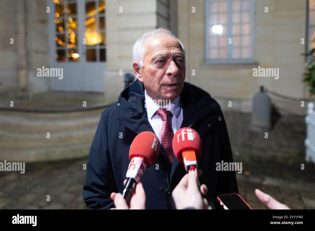 Paris, France. 18th Dec, 2024. French senator and president of the ...