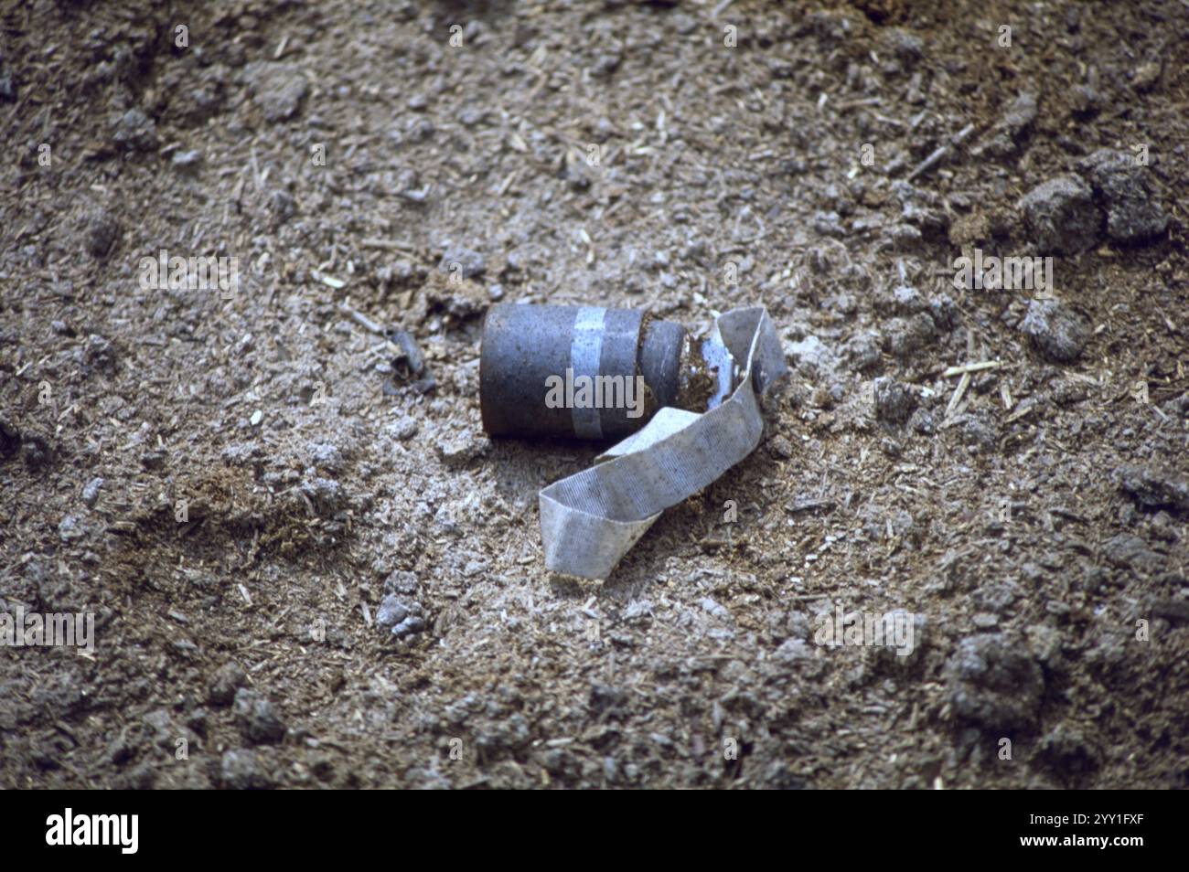 First Gulf War: 19th March 1991 An unexploded American M77 DPICM (Dual ...