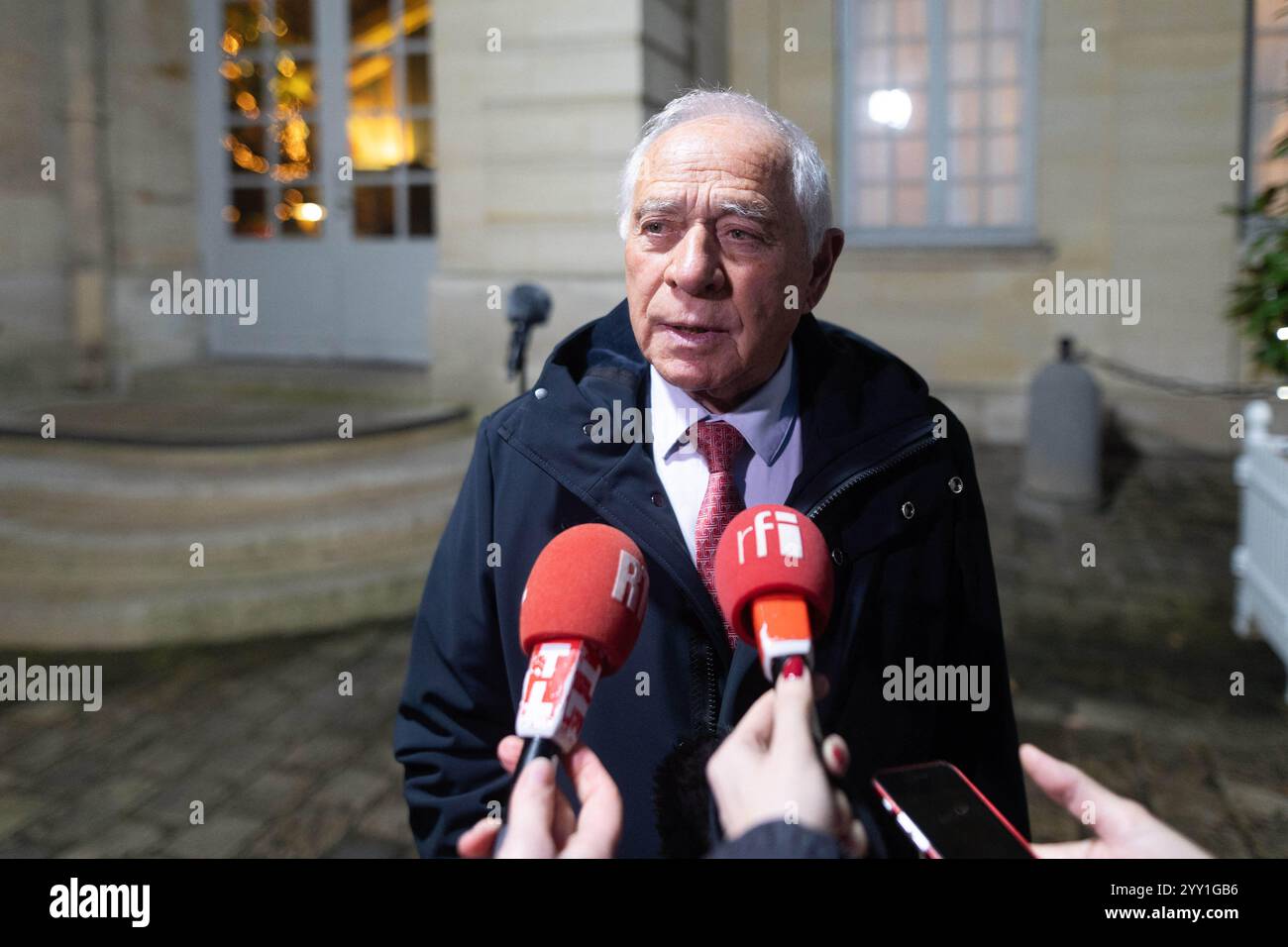 Paris, France. 18th Dec, 2024. French senator and president of the ...