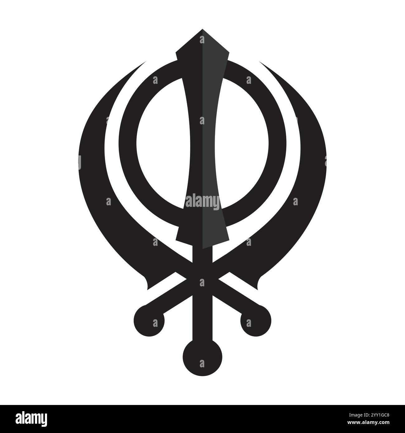 Sikhism icon vector vectors Cut Out Stock Images & Pictures - Alamy