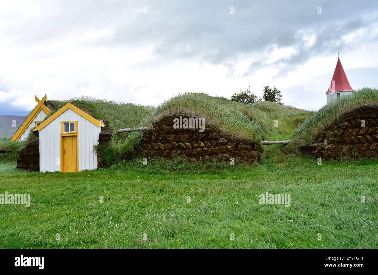 Glaumbaer museum icelandic turf houses hi-res stock photography and ...