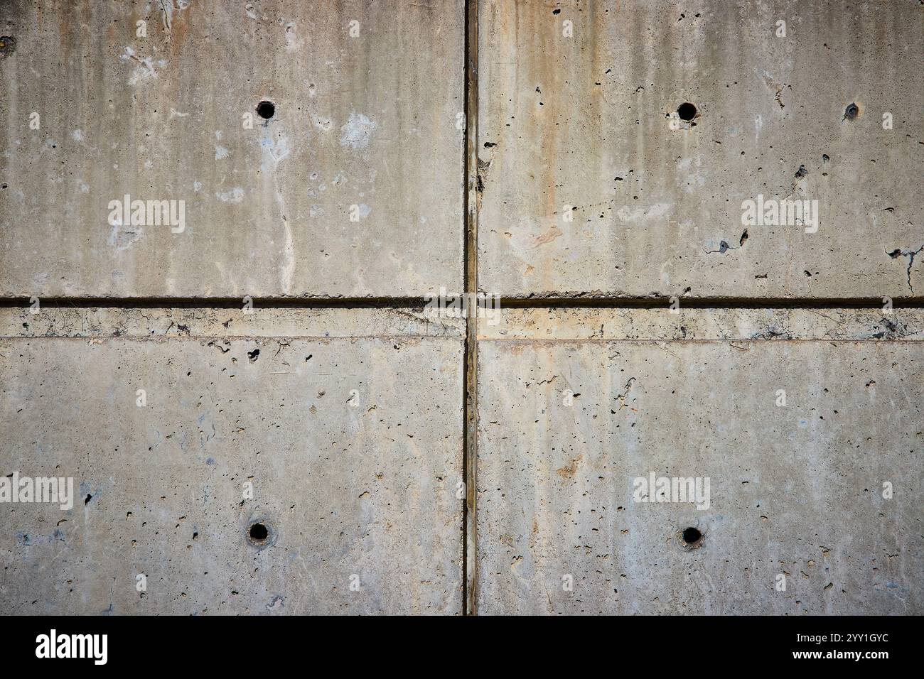 Concrete Texture Panels with Seams and Imperfections at Eye Level Stock ...