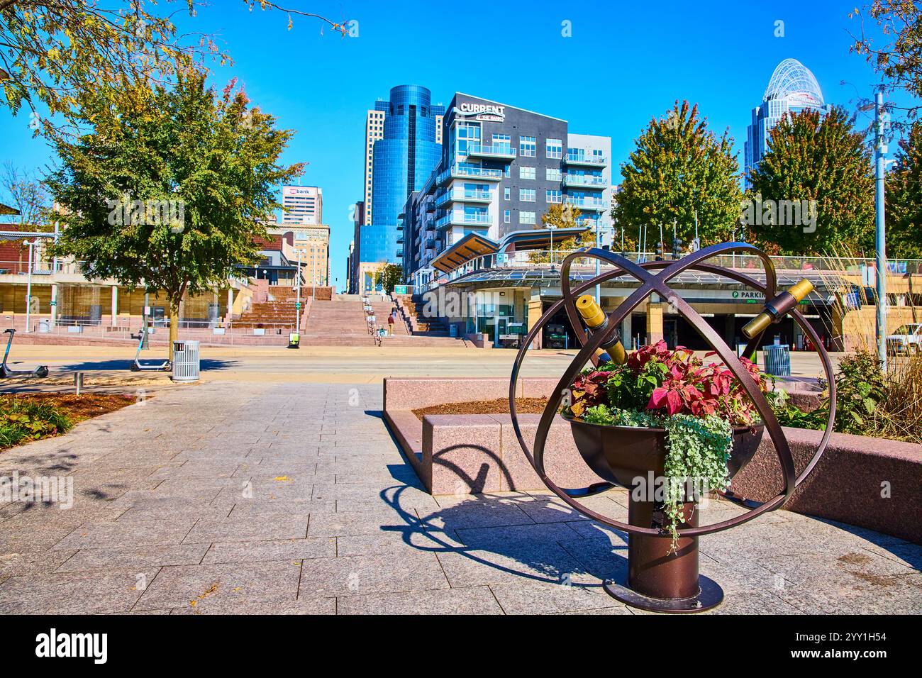Kaleidoscope and Modern Architecture in Cincinnati Riverfront Eye-Level ...