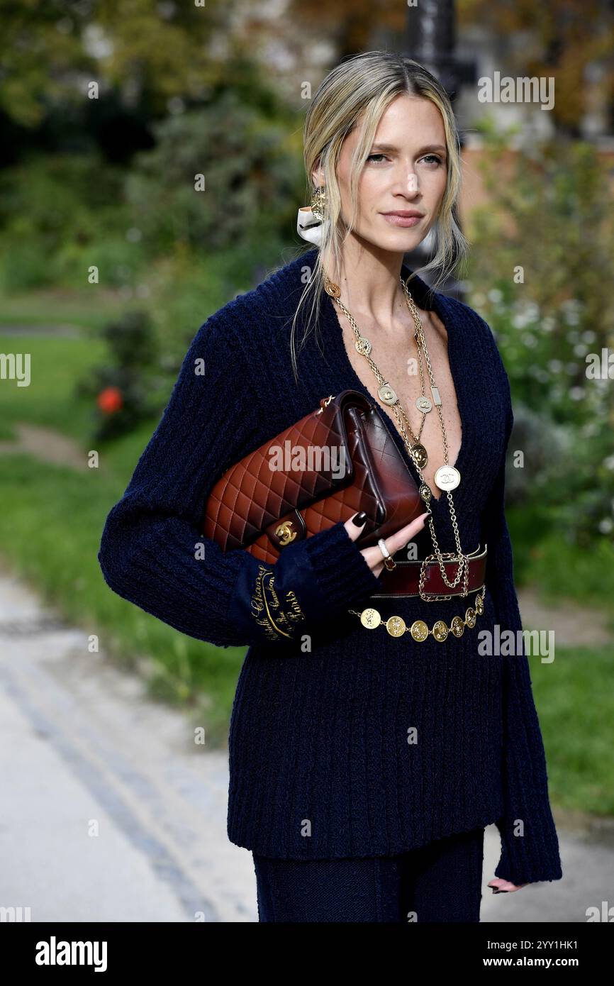 Maria Helena Bordon Meireles - Street style outside CHANEL at Paris ...