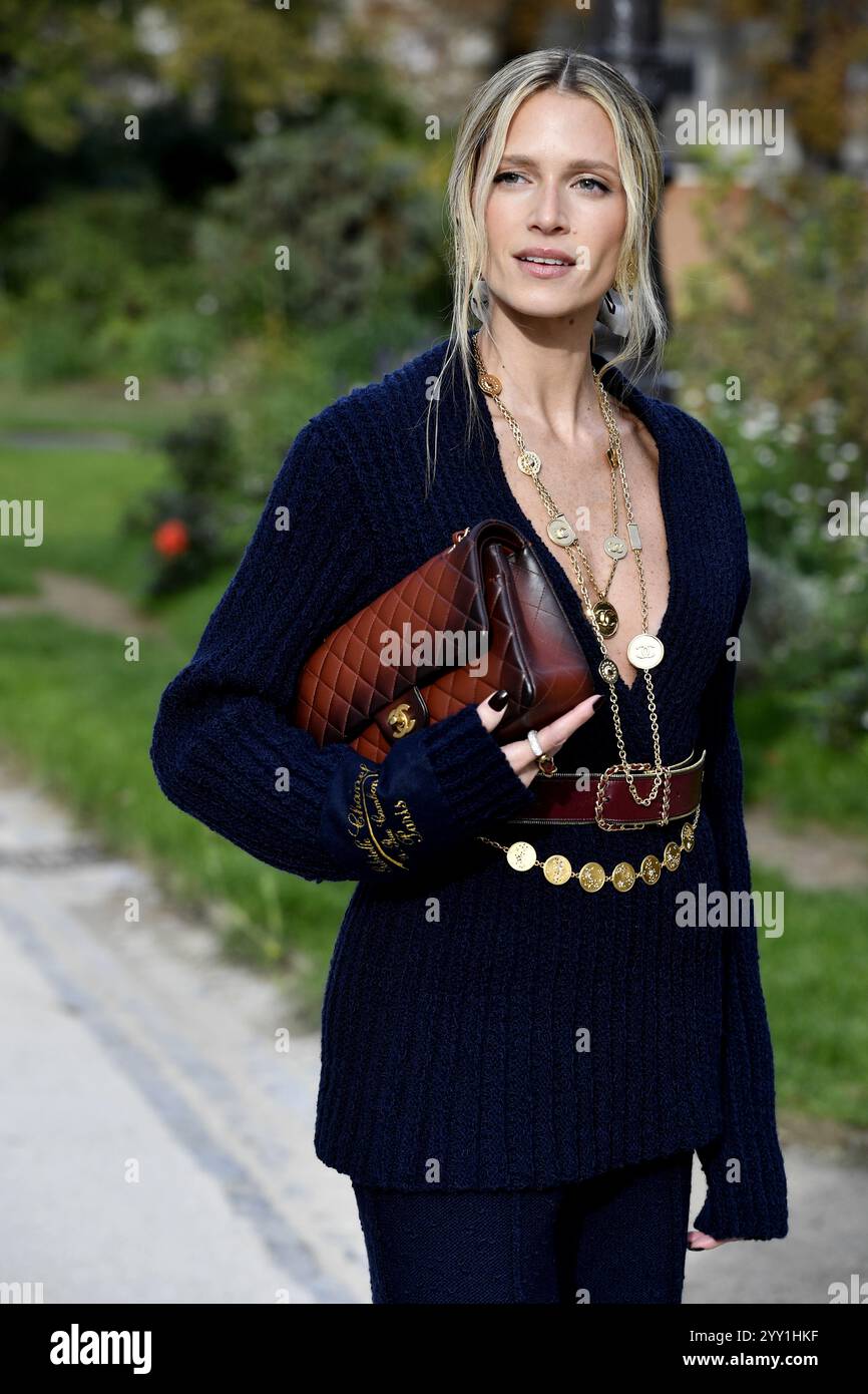Maria Helena Bordon Meireles - Street style outside CHANEL at Paris ...