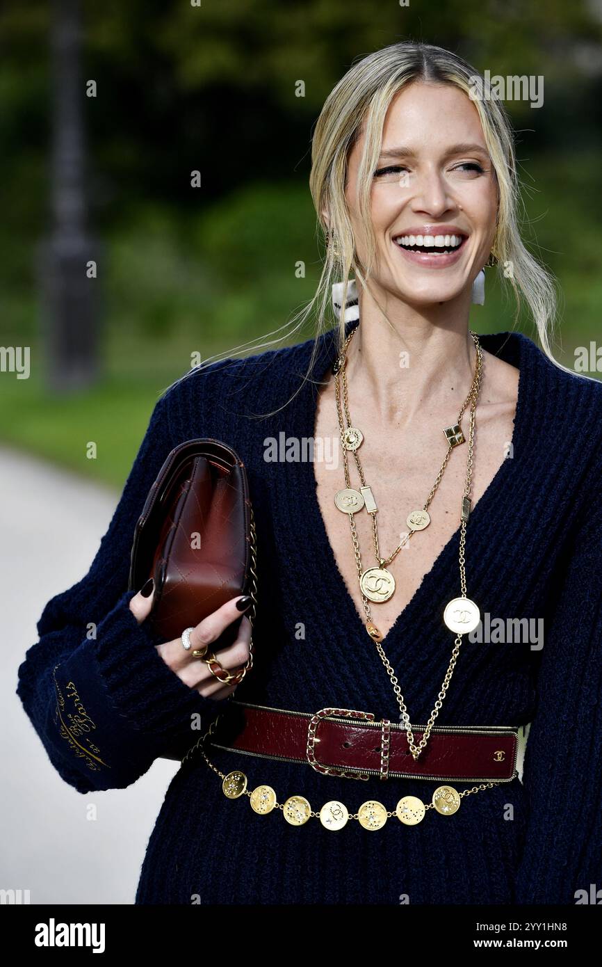 Maria Helena Bordon Meireles - Street style outside CHANEL at Paris ...
